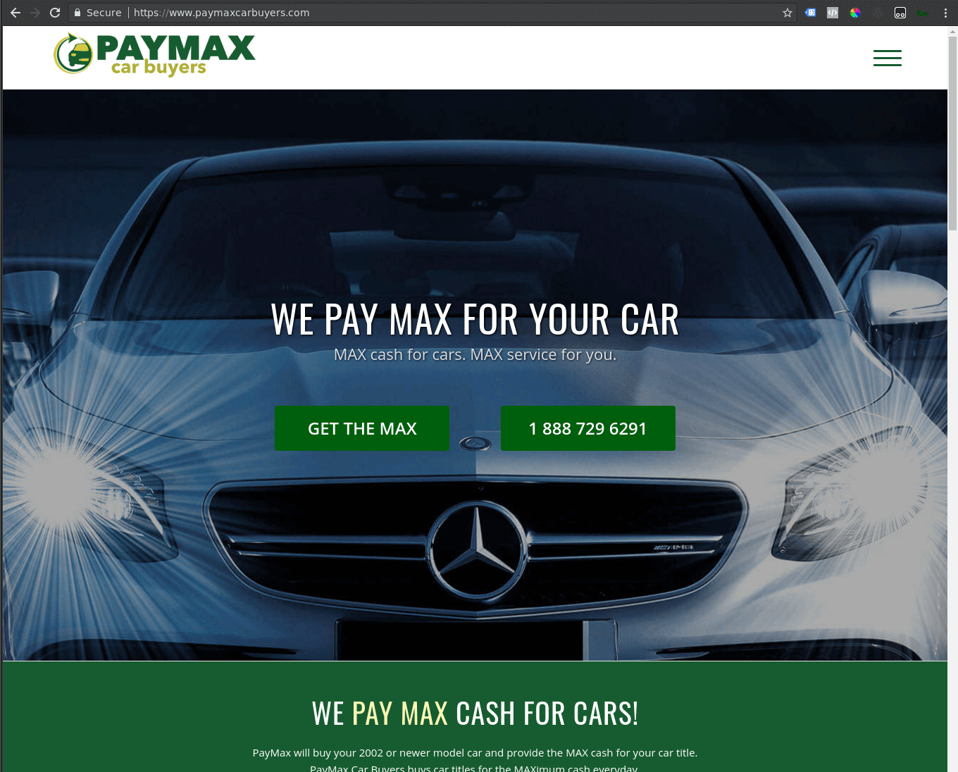 PayMax Car Buyers - RG Design